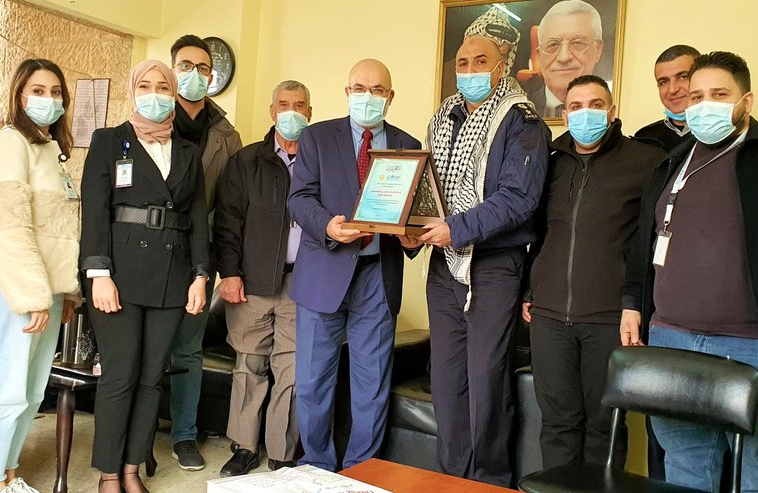 NNUH Honors the Palestinian Civil Defense Directorate in Nablus ...