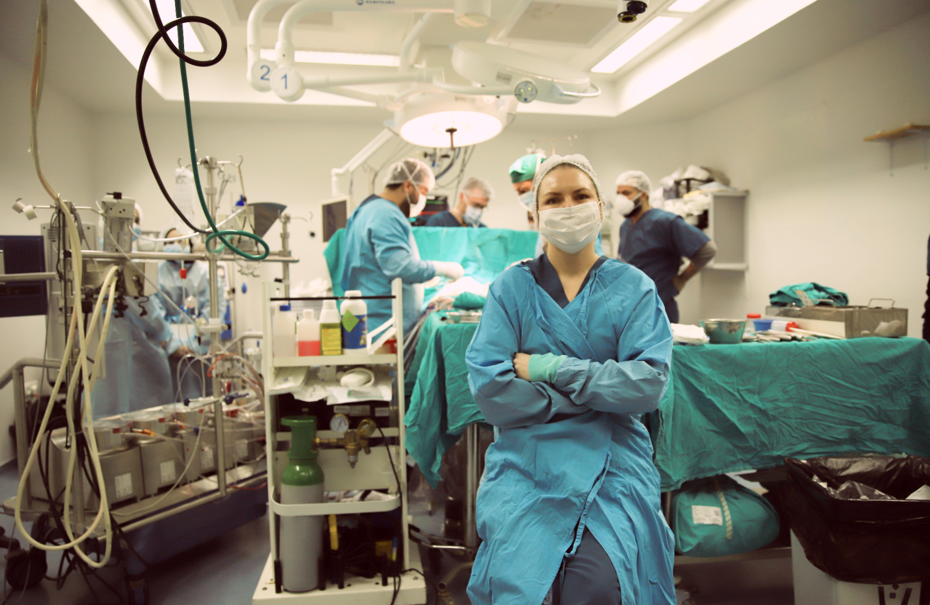 A team of pediatric heart surgeons from the UK is performing surgeries ...